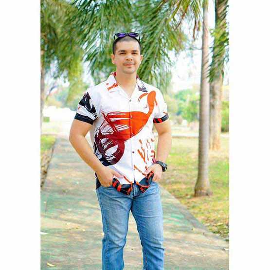 CHALEE เสื้อฮาวาย ลายปลาคราฟ | AllOnline