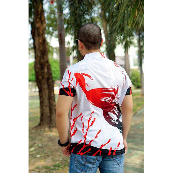 CHALEE เสื้อฮาวาย ลายปลาคราฟ | AllOnline