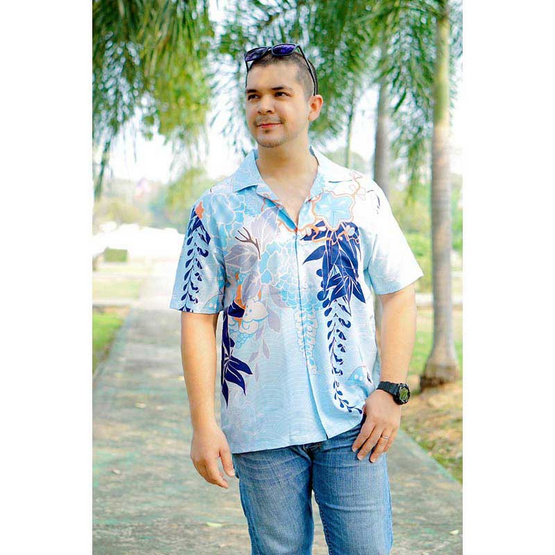 CHALEE เสื้อฮาวาย ลายนก | AllOnline
