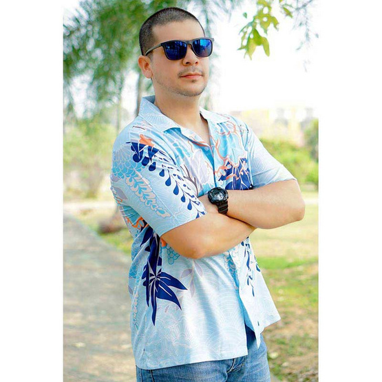 CHALEE เสื้อฮาวาย ลายนก | AllOnline