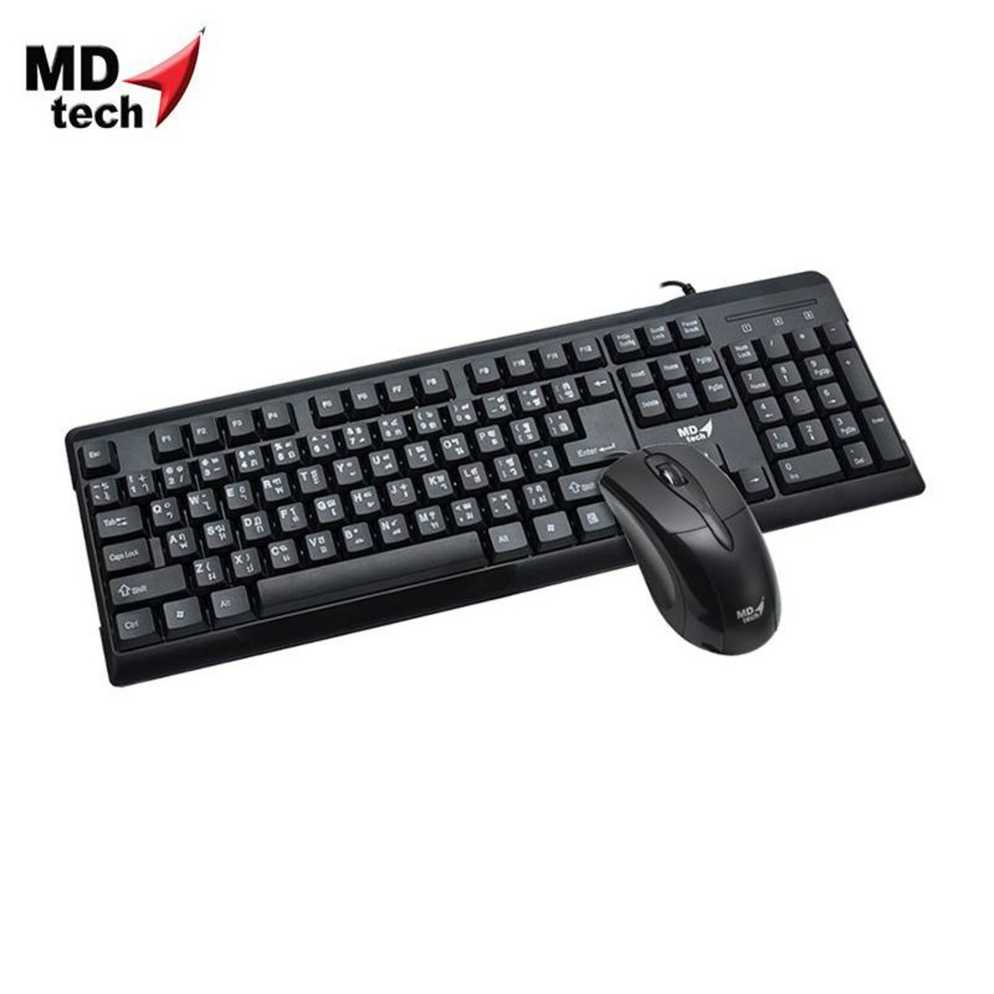 MD-TECH Combo Set Keyboard & Mouse USB KB111+M11 | AllOnline