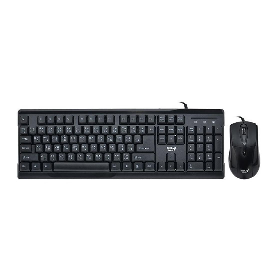 MD-TECH Combo Set Keyboard & Mouse USB KB111+M11 | AllOnline