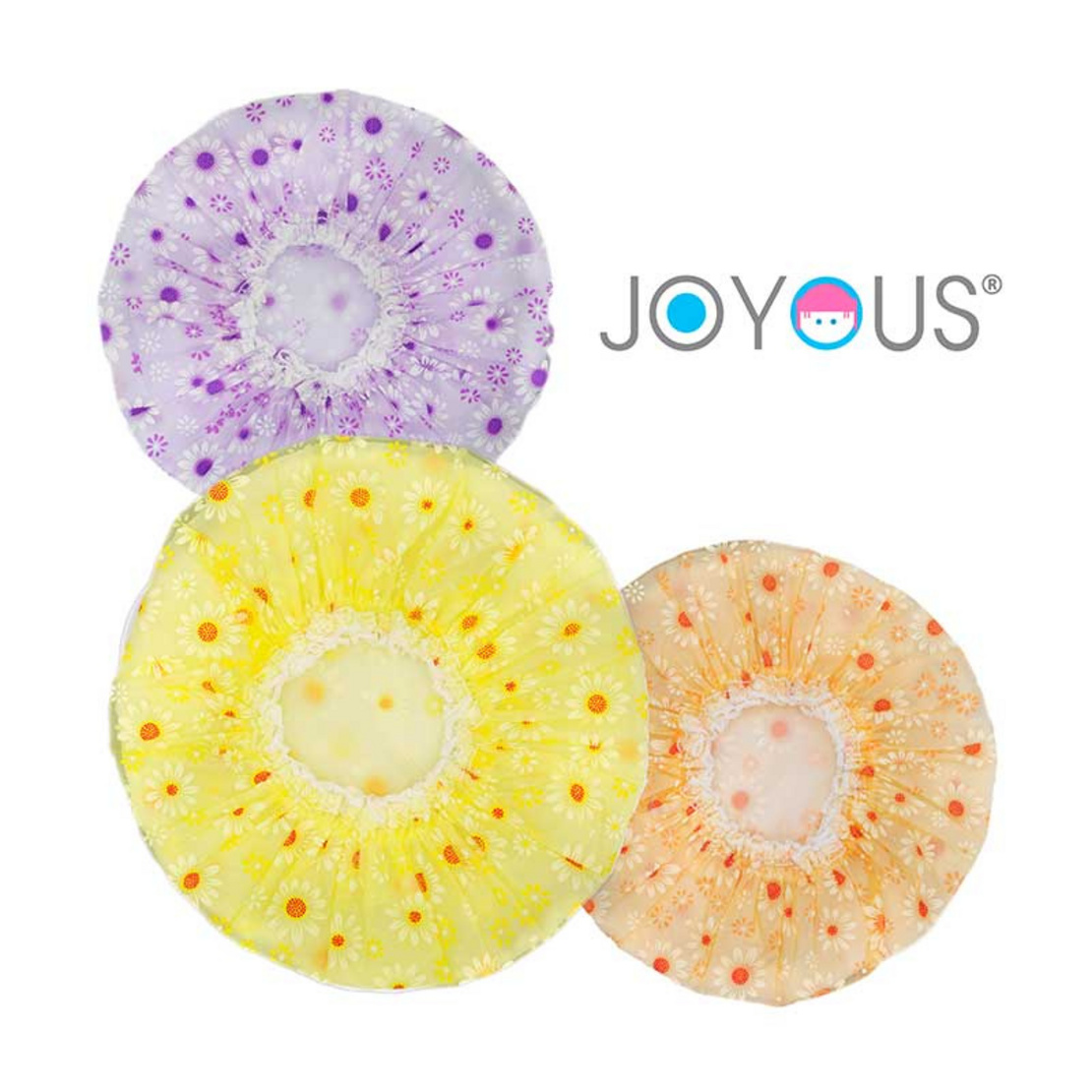 JOYOUS หมวกคลุมผมอาบน้ำ (คละสี) (แพ็ก 3 ชิ้น) | AllOnline