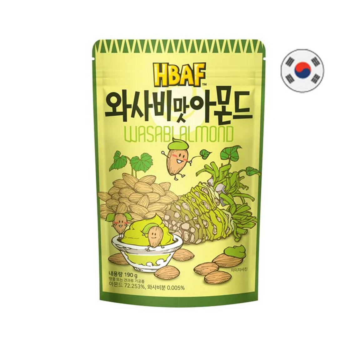 HBAF อัลมอนด์วาซาบิ 190 กรัม | AllOnline