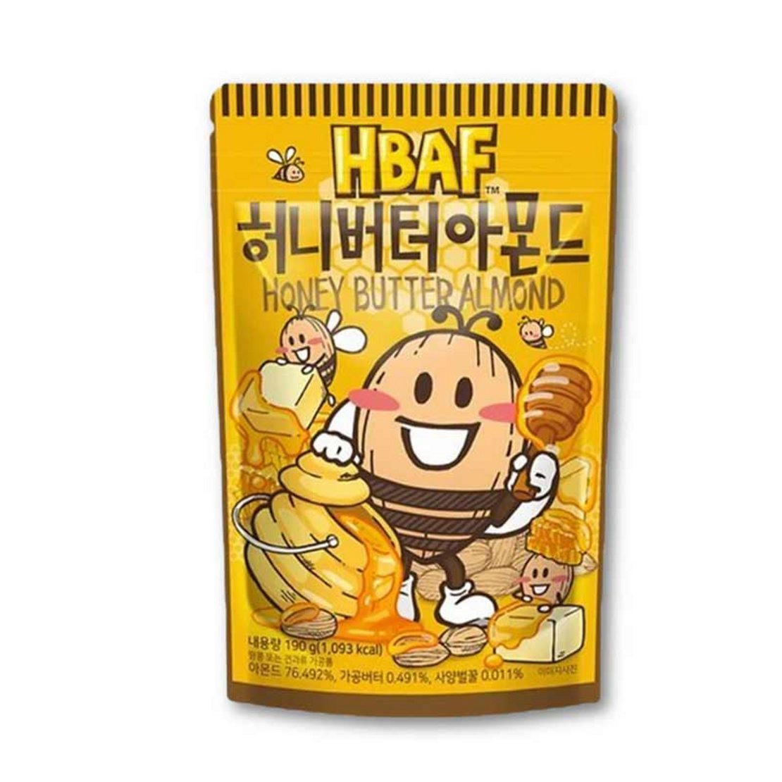 HBAF ฮันนี่บัตเตอร์อัลมอนด์ 190 กรัม | AllOnline