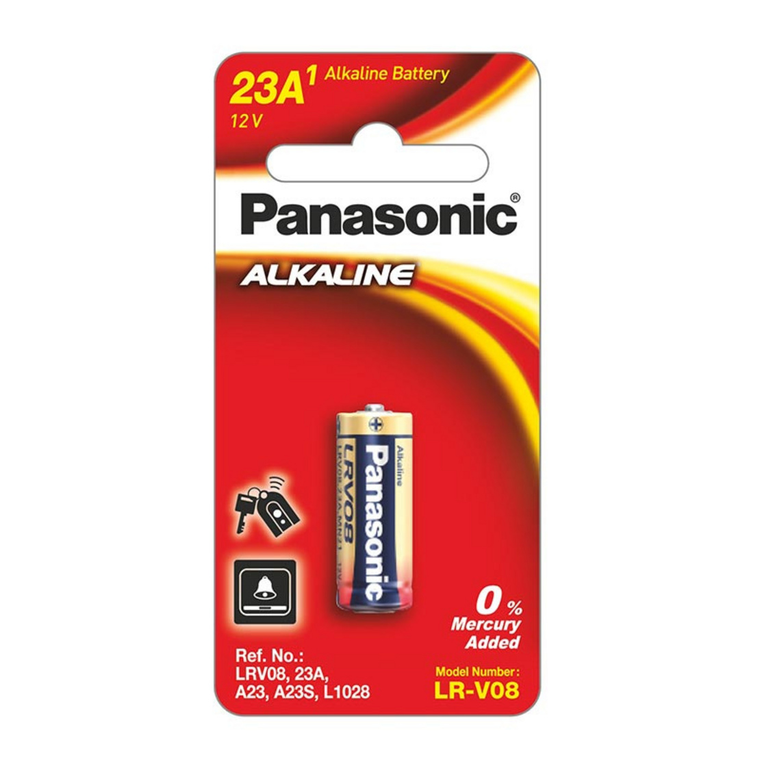 Panasonic ถ่านอัลคาไลน์ 12V LR-V08 | AllOnline