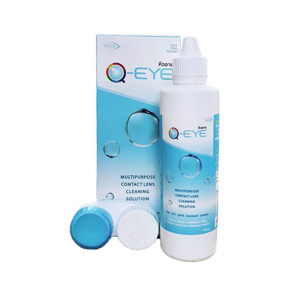 น้ำยาล้างคอนแทคเลนส์ Q-EYE | AllOnline