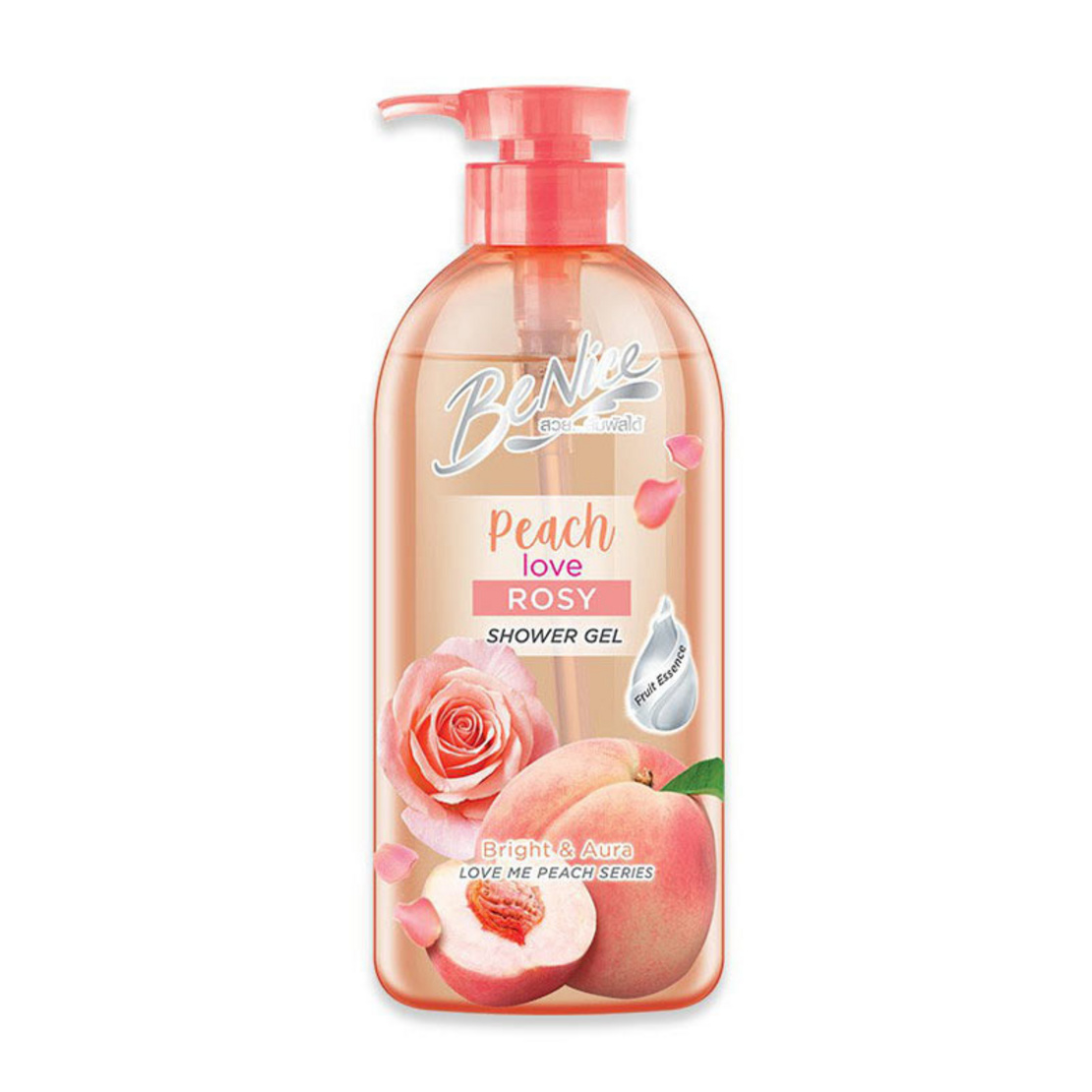 บีไนซ์ ครีมอาบน้ำพีชโรซี่ ปั๊ม 450 มล. | AllOnline
