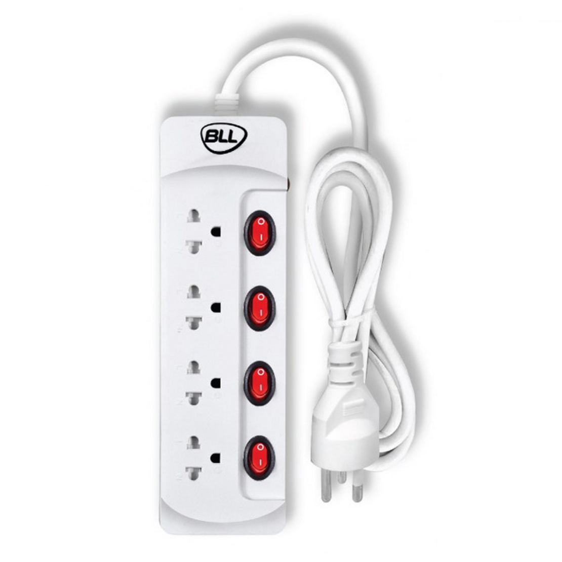 BLL รางปลั๊กไฟ 4 ช่อง 4 สวิตซ์ สาย 3 เมตร รุ่น Q99 | AllOnline