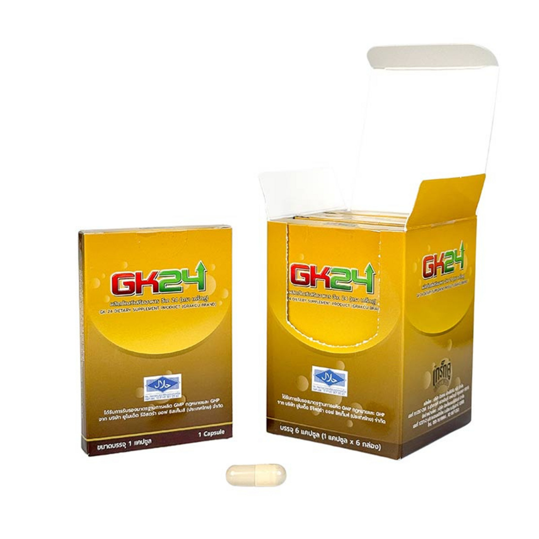 ผลิตภัณฑ์เสริมอาหาร เกร็กคู GK24 (1 แพ็ก บรรจุ 6 กล่อง) | AllOnline