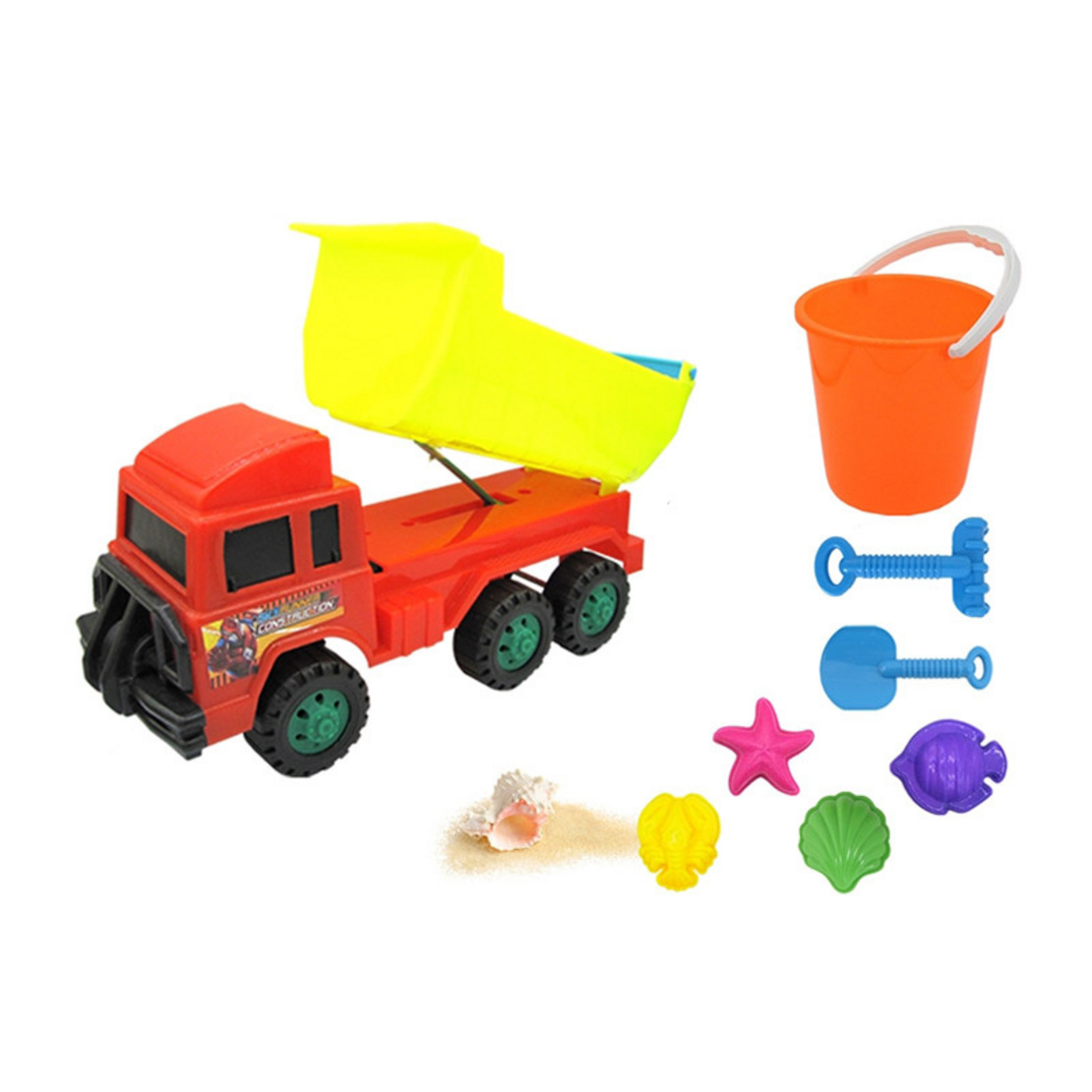 SR TOYS รถดัมพ์+ชุดตักทราย คละสีคละลาย (1 ชุด) | AllOnline