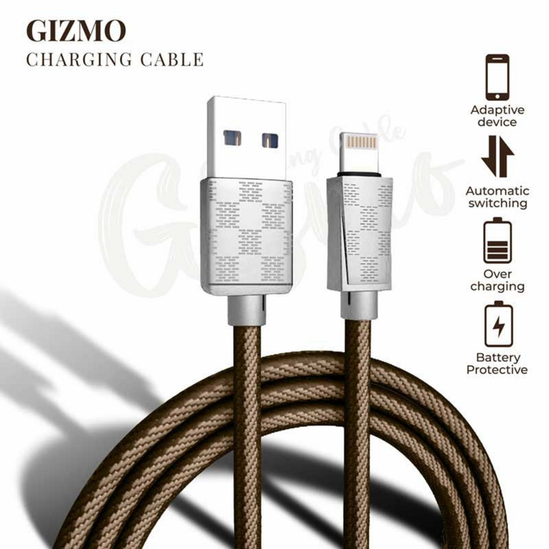 Gizmo สายชาร์จ Lightning รุ่น GU-040 | AllOnline