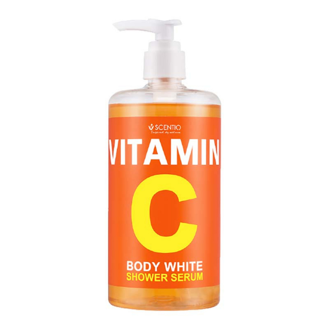 Scentio วิตามินซี บอดี้ ไวท์ ชาวเวอร์ เซรั่ม 450 มล. | AllOnline