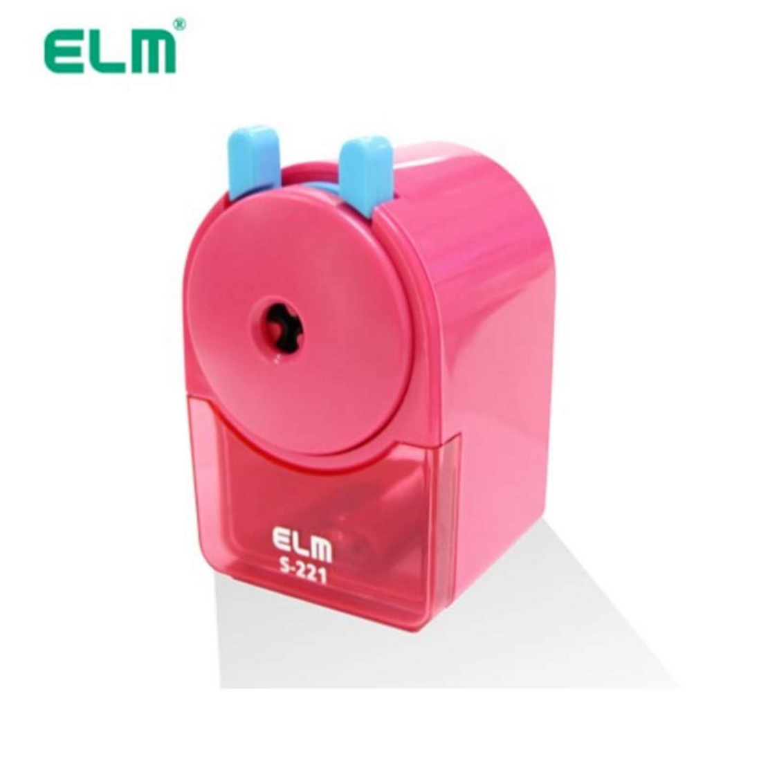 ELM เครื่องเหลาดินสอ ปรับระดับได้ S-221 สีชมพู | AllOnline