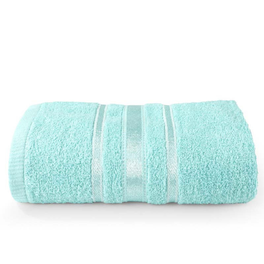 Frolina ผ้าขนหนูเช็ดตัว ขนาด 30x60 นิ้ว รุ่น Solid01 สีเทอคอยส์ | AllOnline