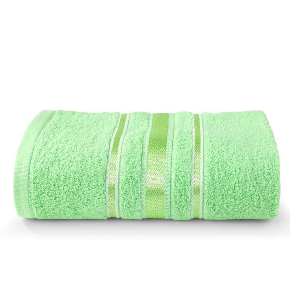 Frolina ผ้าขนหนูเช็ดตัว ขนาด 30x60 นิ้ว รุ่น Solid01 สีเขียว | AllOnline