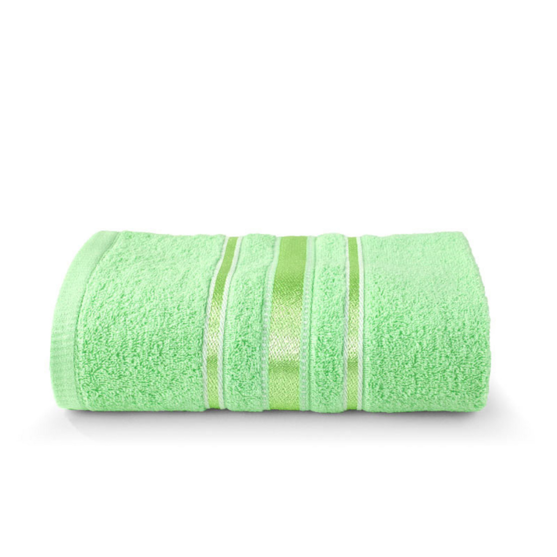 Frolina ผ้าขนหนูเช็ดตัว ขนาด 27x54 นิ้ว รุ่น Solid01 สีเขียว | AllOnline