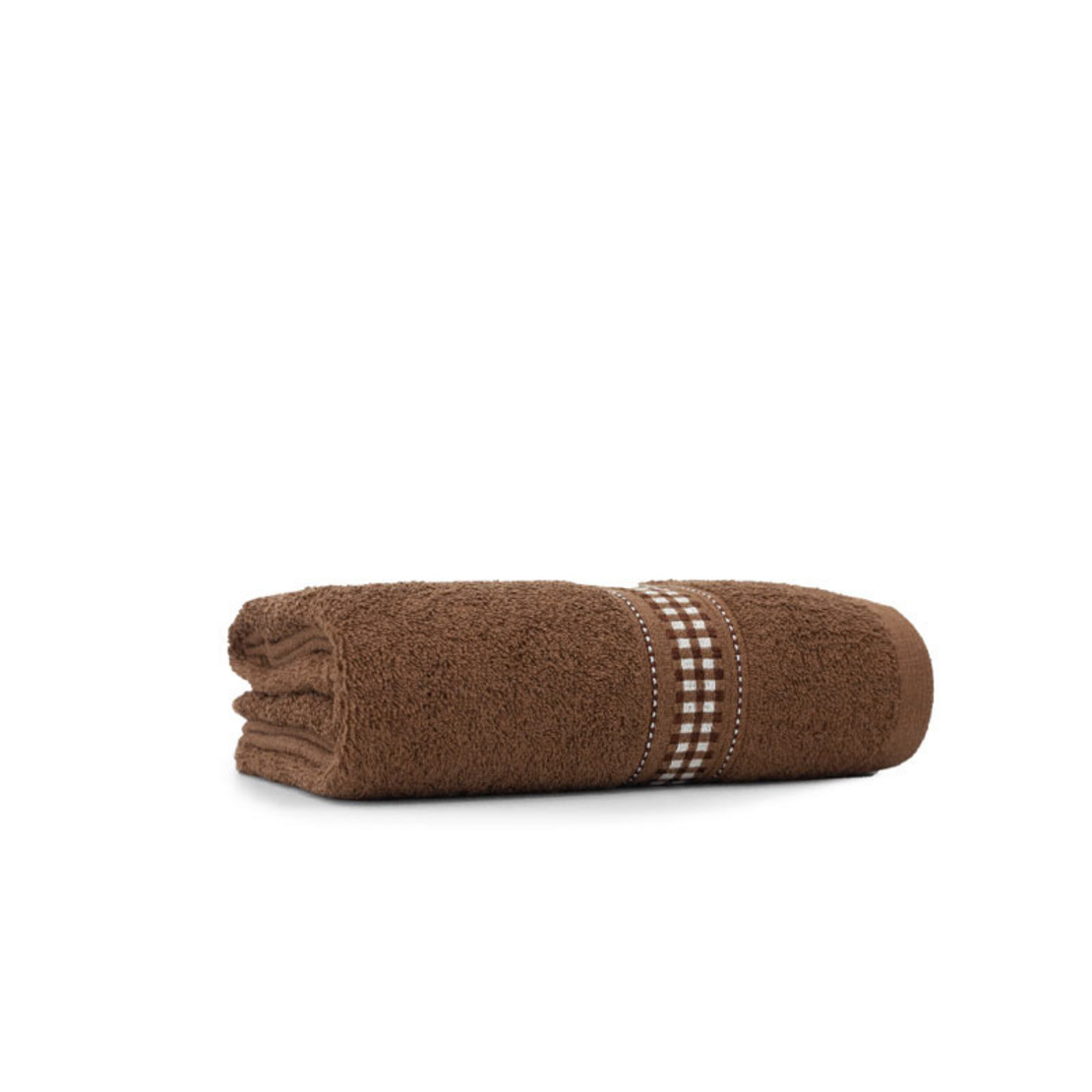 Frolina ผ้าขนหนูเช็ดตัว ขนาด 27x54 นิ้ว รุ่น Tartan สีน้ำตาล | AllOnline