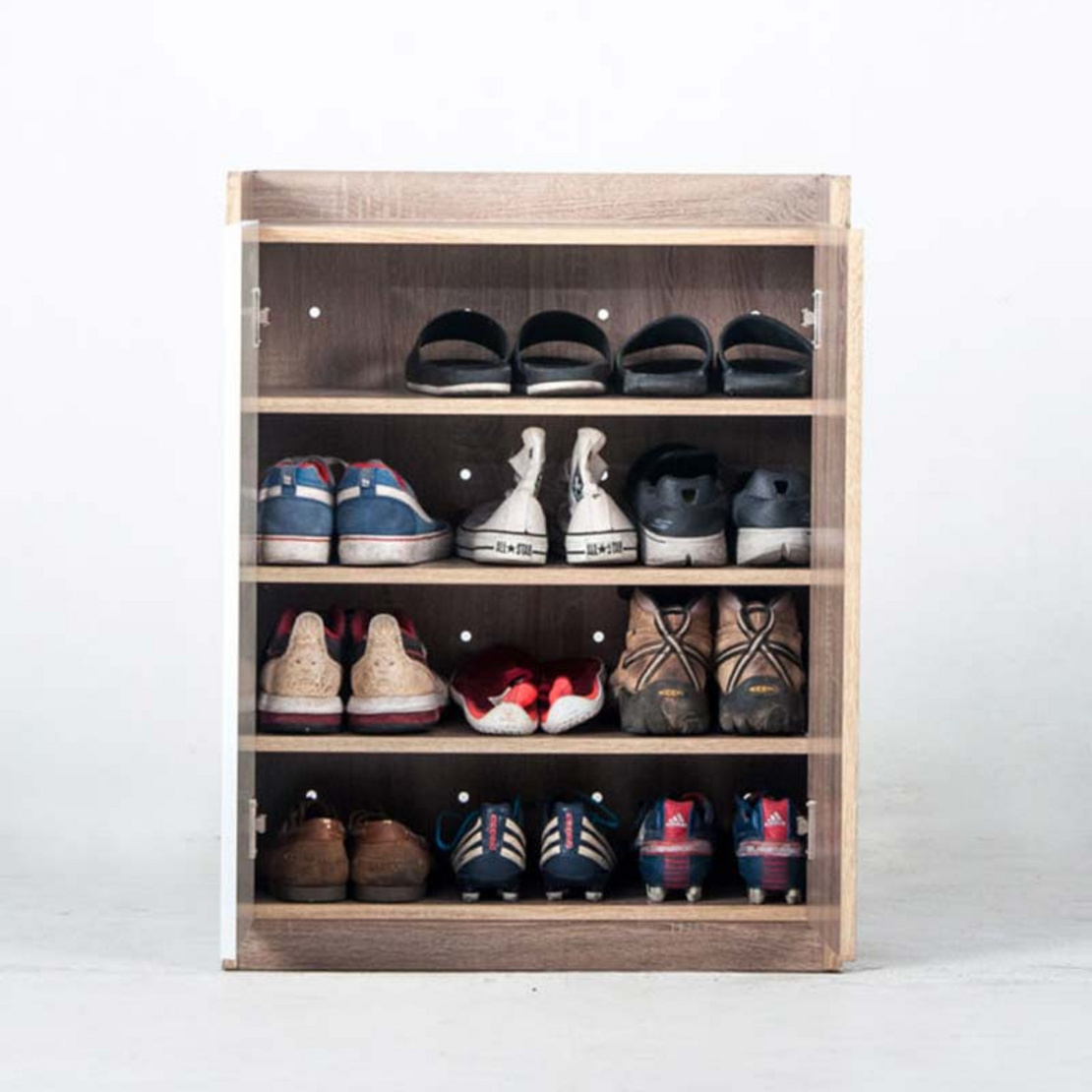 NARN-NARN ตู้รองเท้า บานเปิดปิด รุ่น SH680 (ประกอบแล้ว) | AllOnline