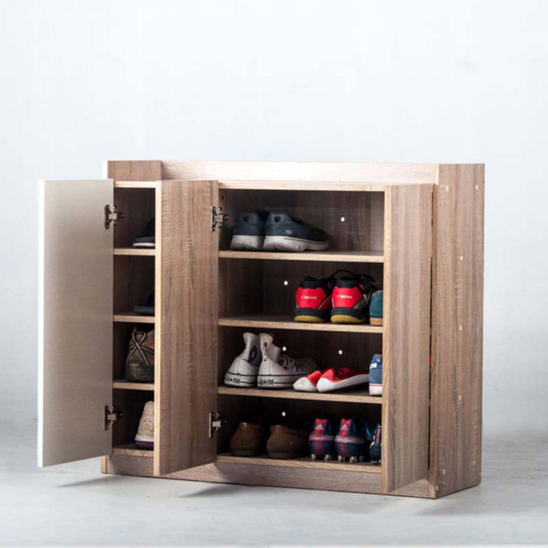 NARN-NARN ตู้รองเท้า บานเปิดปิด รุ่น SH980 (ประกอบแล้ว) | AllOnline