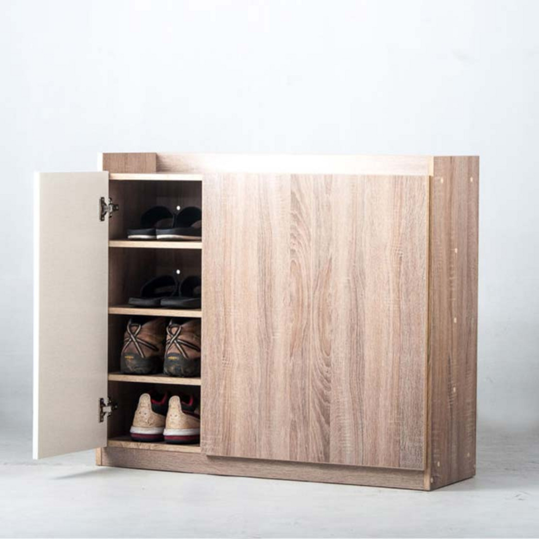 NARN-NARN ตู้รองเท้า บานเปิดปิด รุ่น SH980 (ประกอบแล้ว) | AllOnline