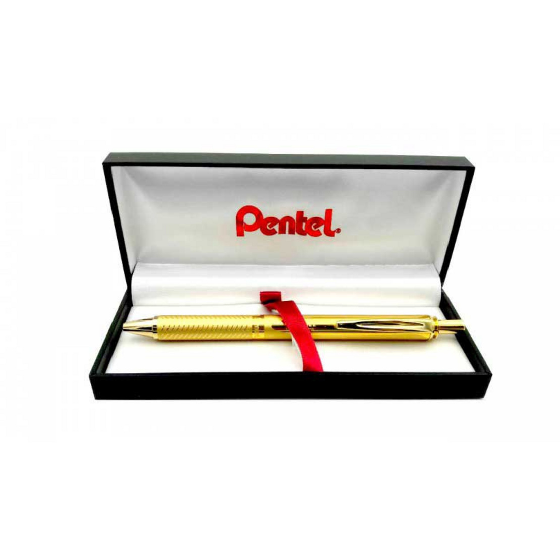Pentel ปากกาโรลเลอร์หมึกเจล Energel Sterling BL407 ด้ามสีทอง | AllOnline