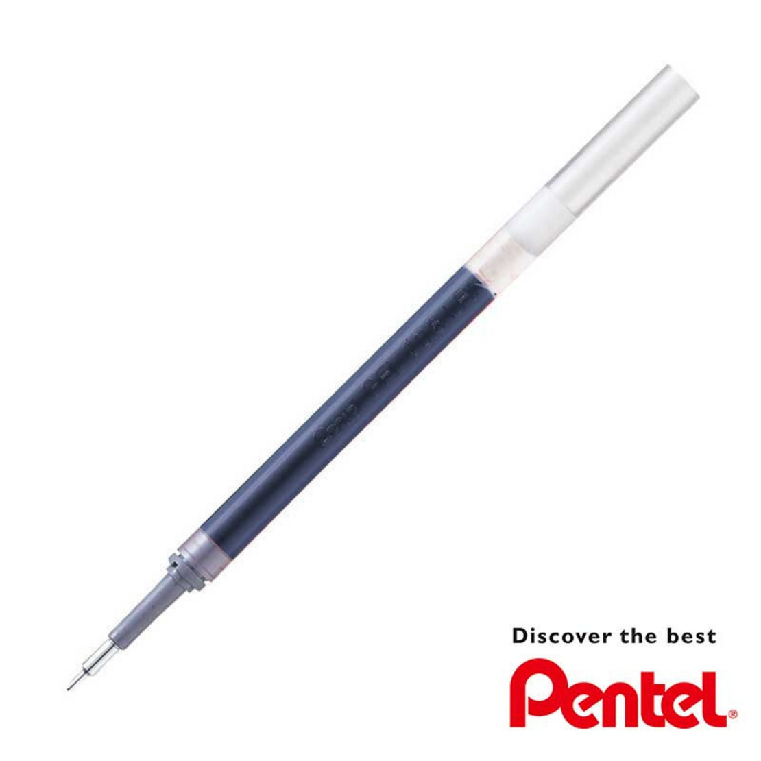 Pentel ไส้ปากกาหมึกเจลหัวเข็ม 0.5มม. สีดำ (บรรจุ 12 ชิ้น) | AllOnline