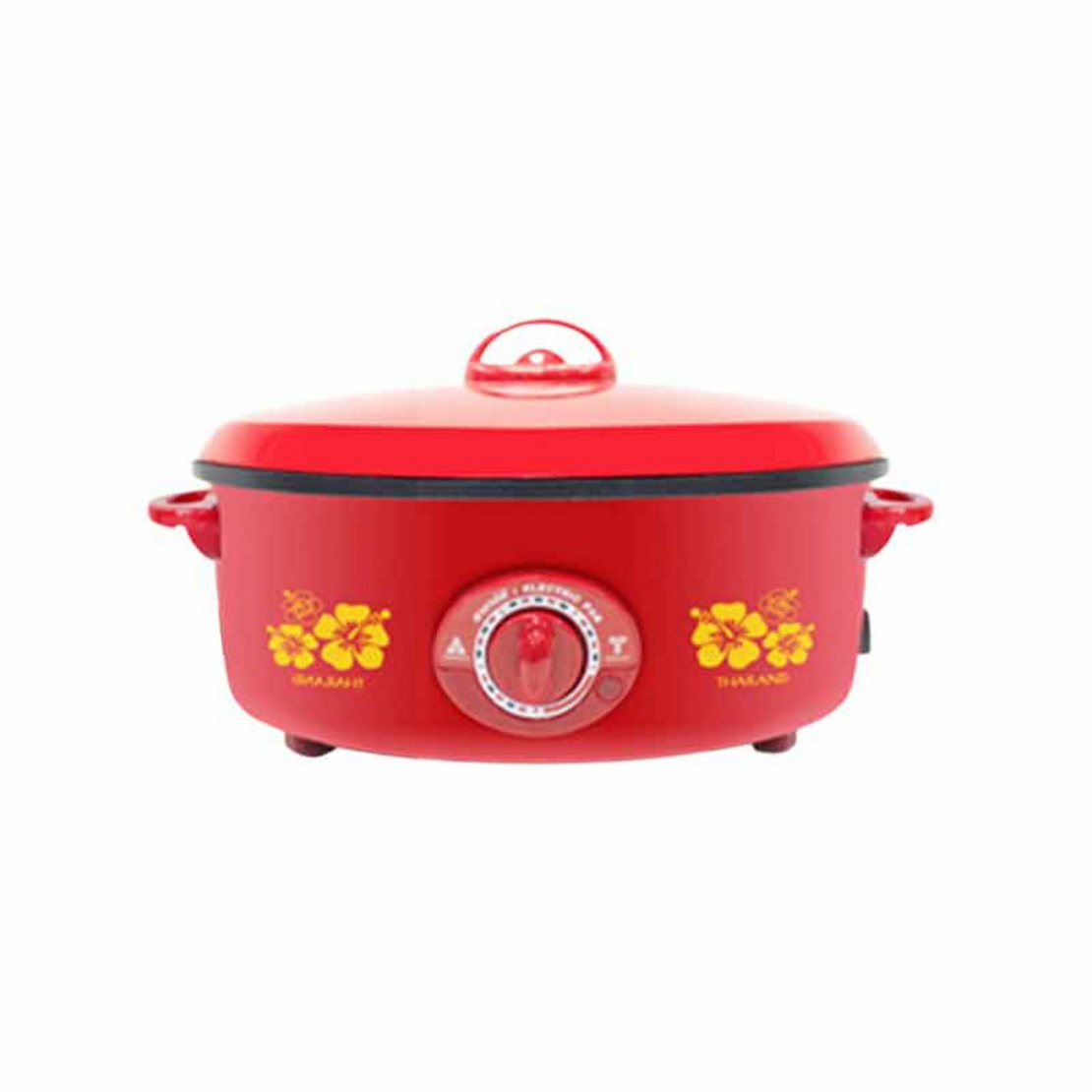 Hanabishi กระทะไฟฟ้าเคลือบเทฟลอน ฝาทึบ 12 นิ้ว รุ่น HGP-140 | AllOnline