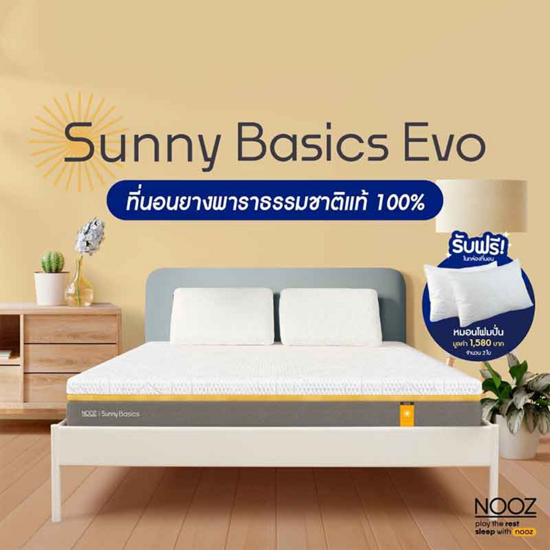 Nooz Sunny Basic Evo ความหนา 6 นิ้ว | AllOnline