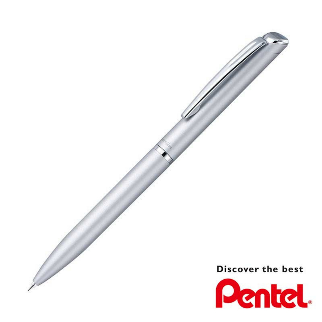 Pentel ปากกาเจล Energel Sterling Twist 0.7มม. ด้ามสีเงิน | AllOnline