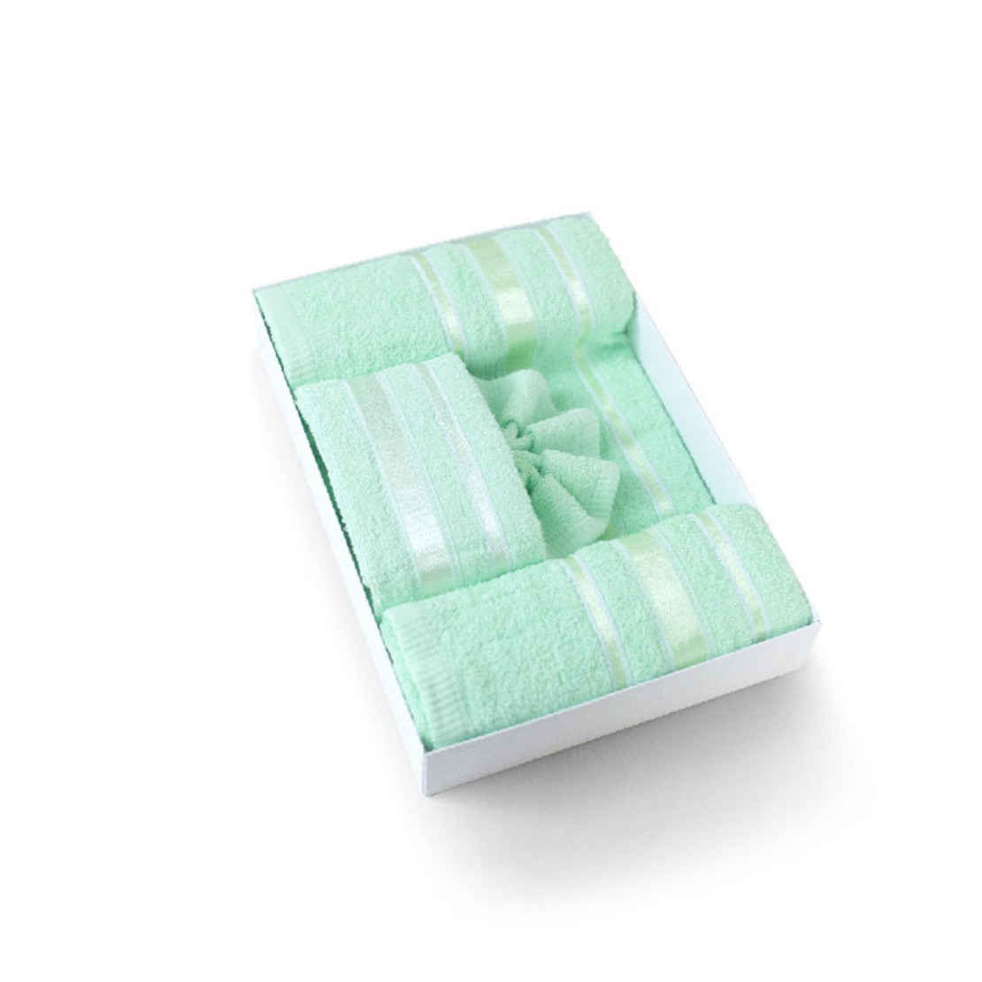 Frolina ชุดของขวัญ ผ้าขนหนูเช็ดผมและเช็ดตัว ขนาด 15x30+30x60 นิ้ว รุ่น ...