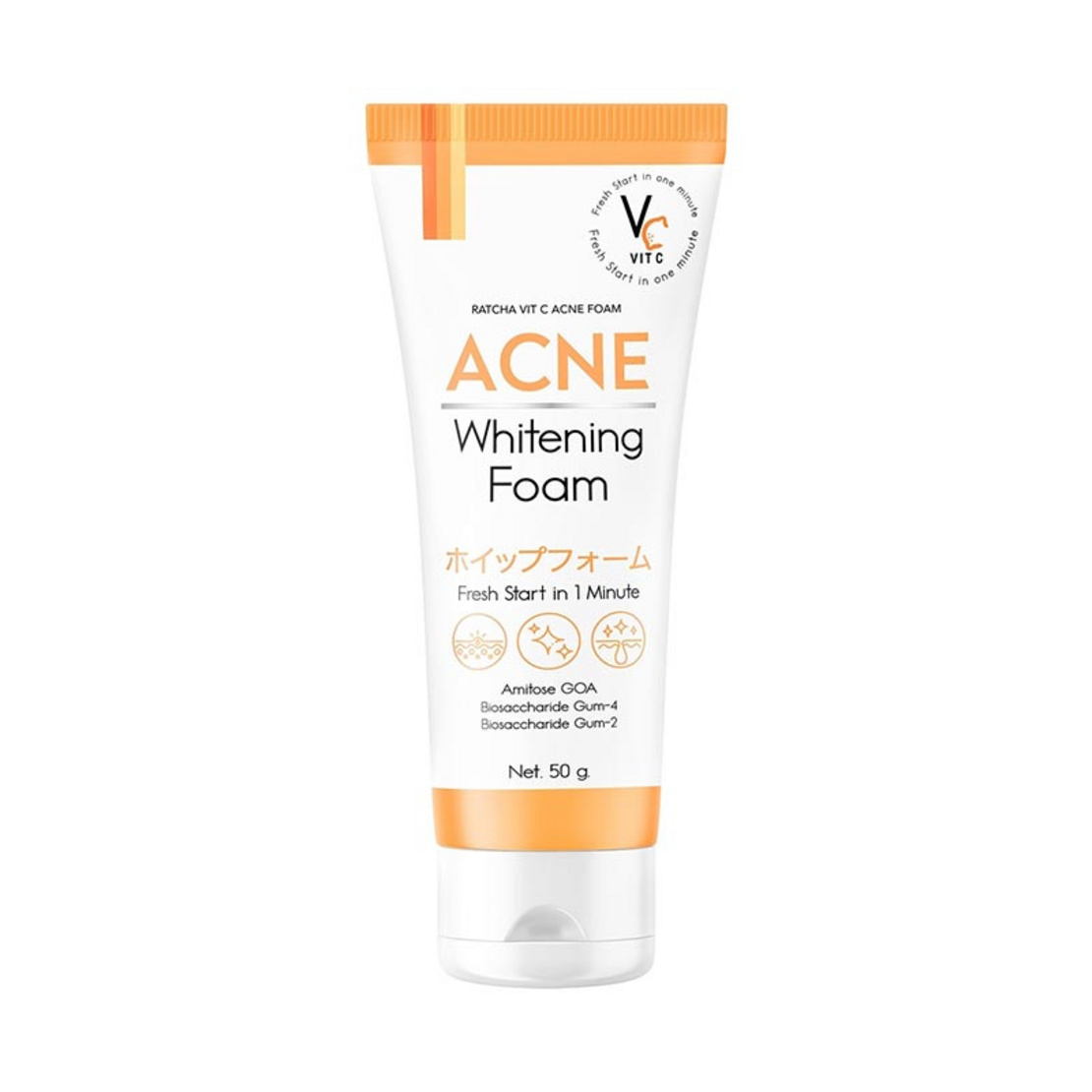 Ratcha Life โฟมล้างหน้า Acne Whitening Foam 50 กรัม | AllOnline
