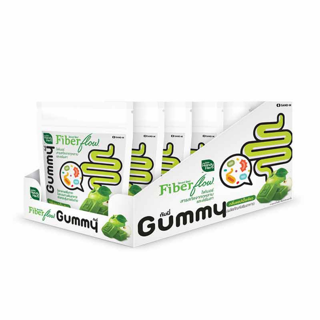 Handy Herb ไฟเบอร์โฟลว์ บรรจุ 6 ซอง (4 ชิ้น/ซอง) | AllOnline