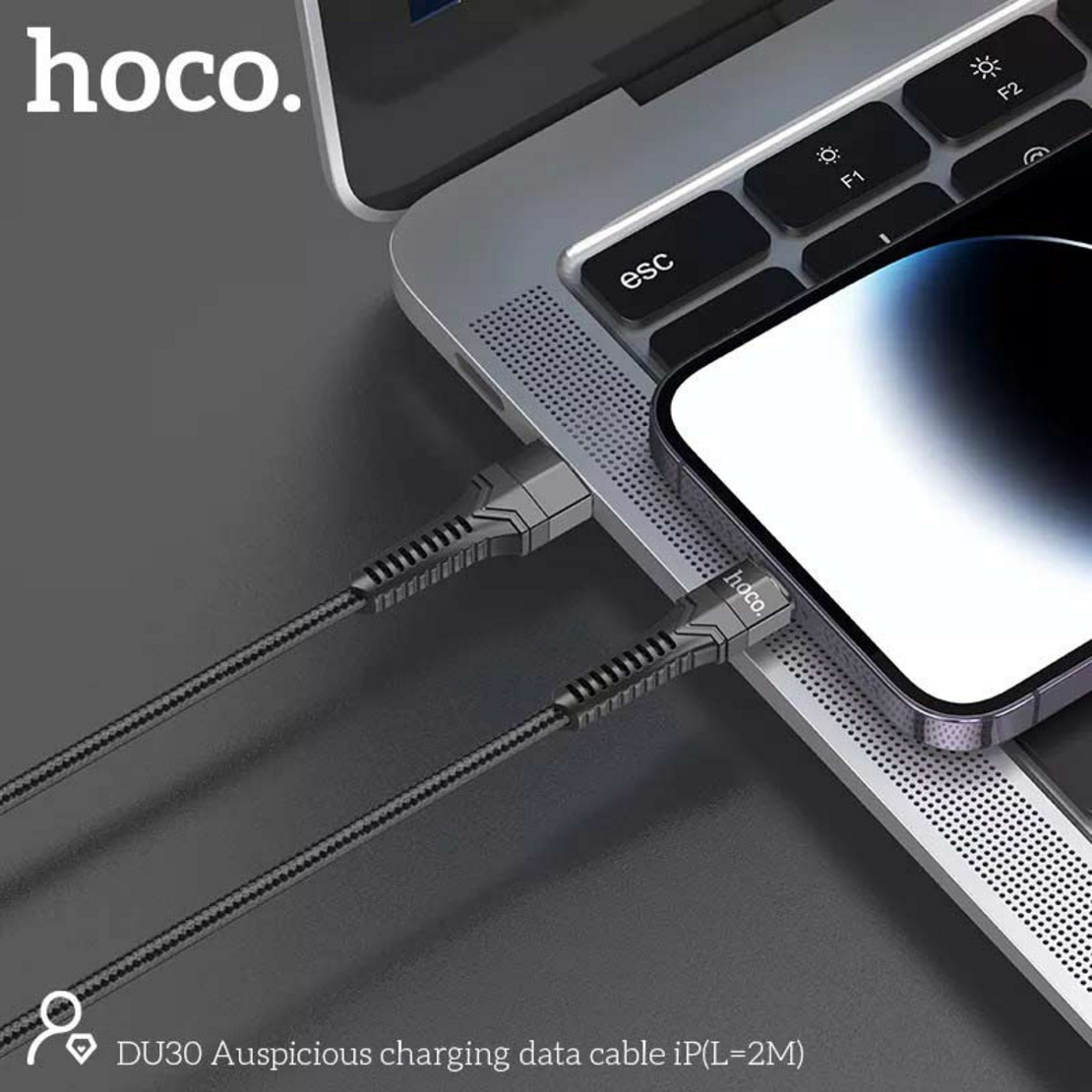 Hoco สายชาร์จ Lightning รุ่น DU30 | AllOnline
