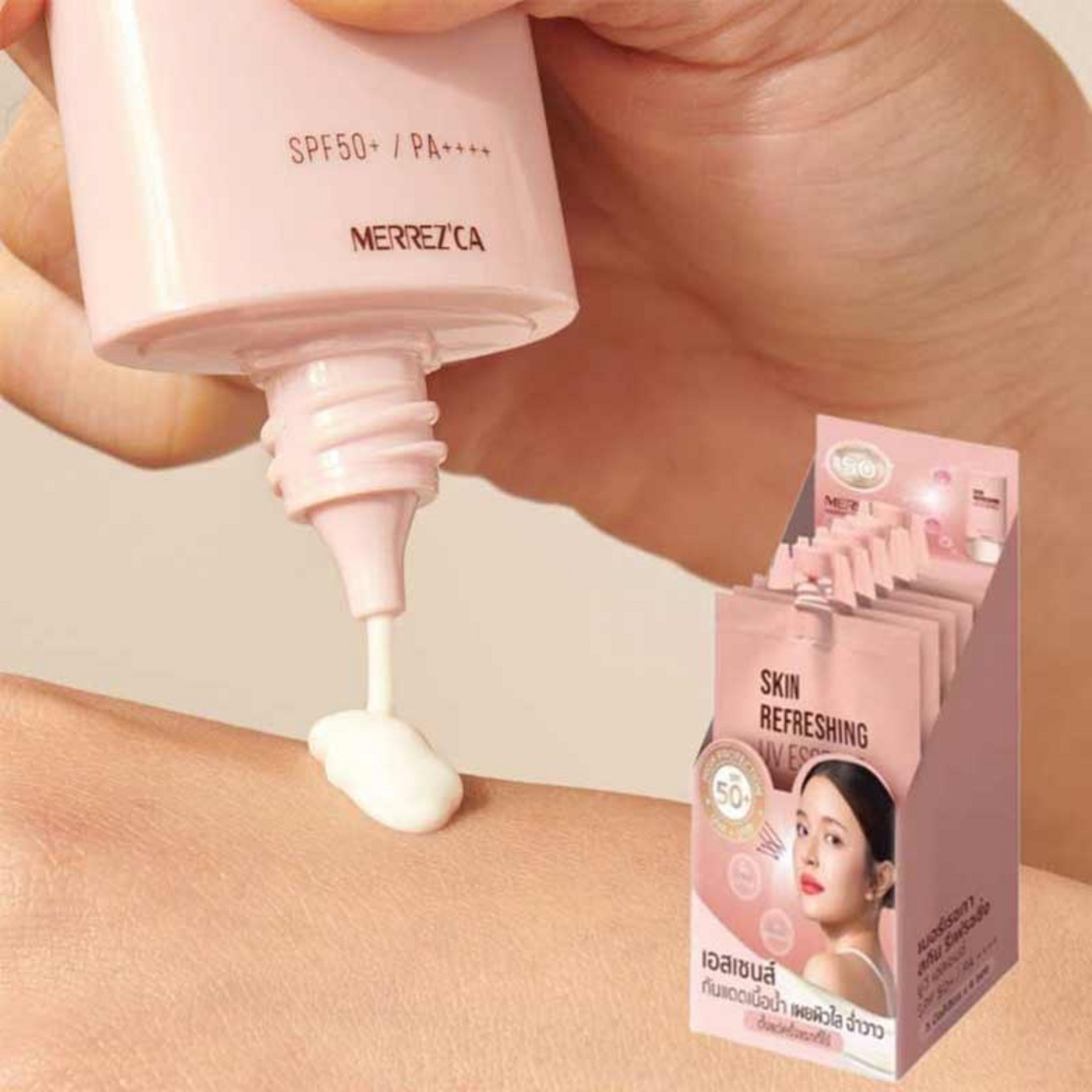 Merrezca ครีมกันแดด Skin Refreshing UV Essence 5 มล. (แพ็ก 6 ชิ้น ...