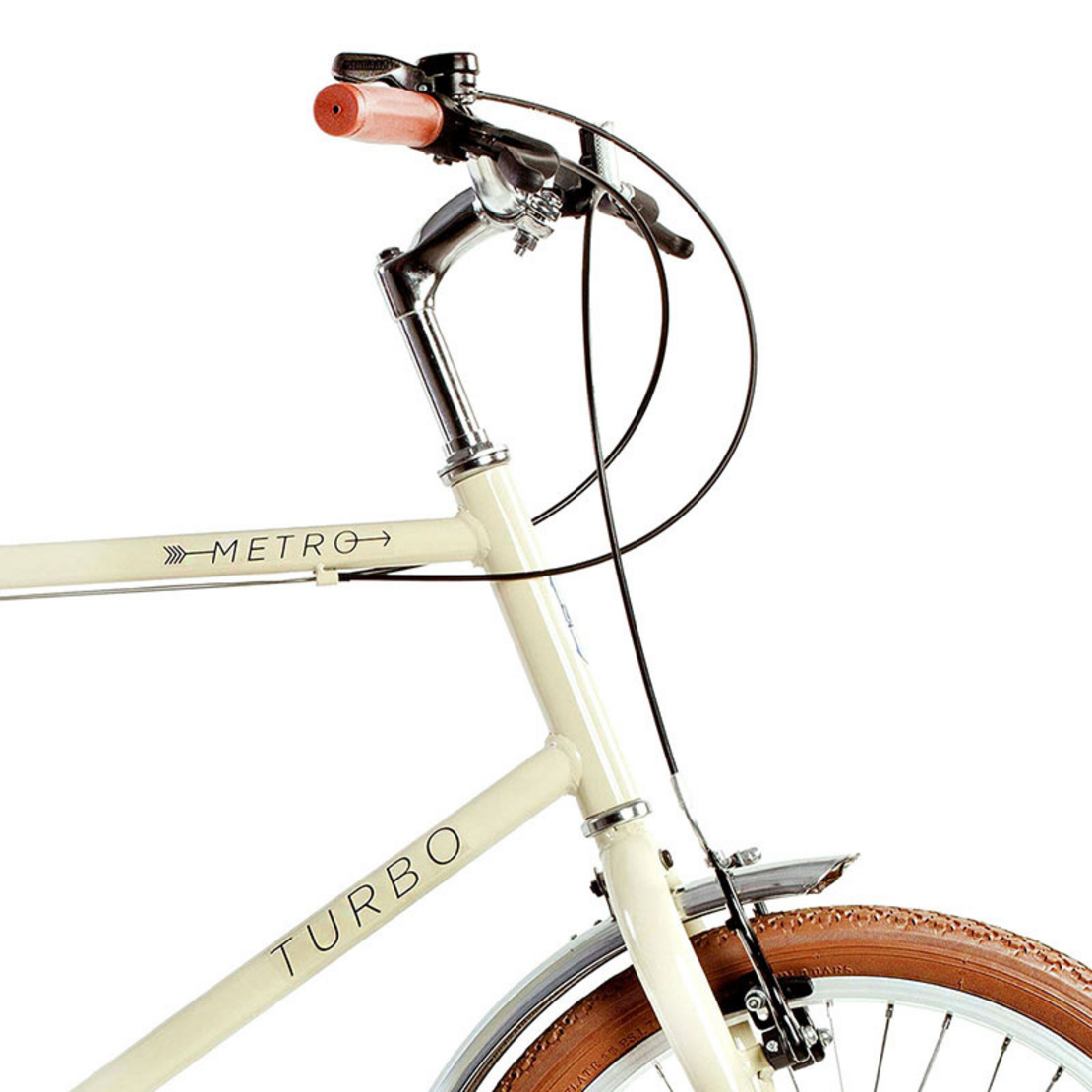 Turbo Bicycle จักรยาน รุ่น 20 นิ้ว เมโทร สีครีม | AllOnline