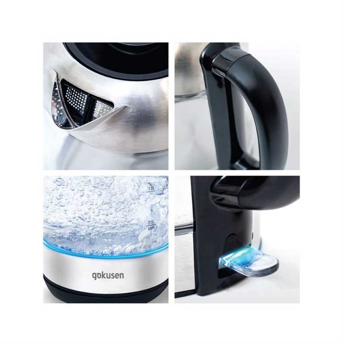 Gokusen กาต้มน้ำไฟฟ้า รุ่น GK-170 | AllOnline