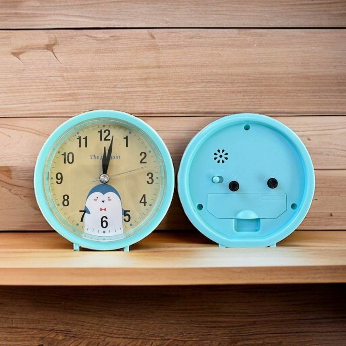 Korea Me นาฬิกาปลุก Penguin Blue | AllOnline