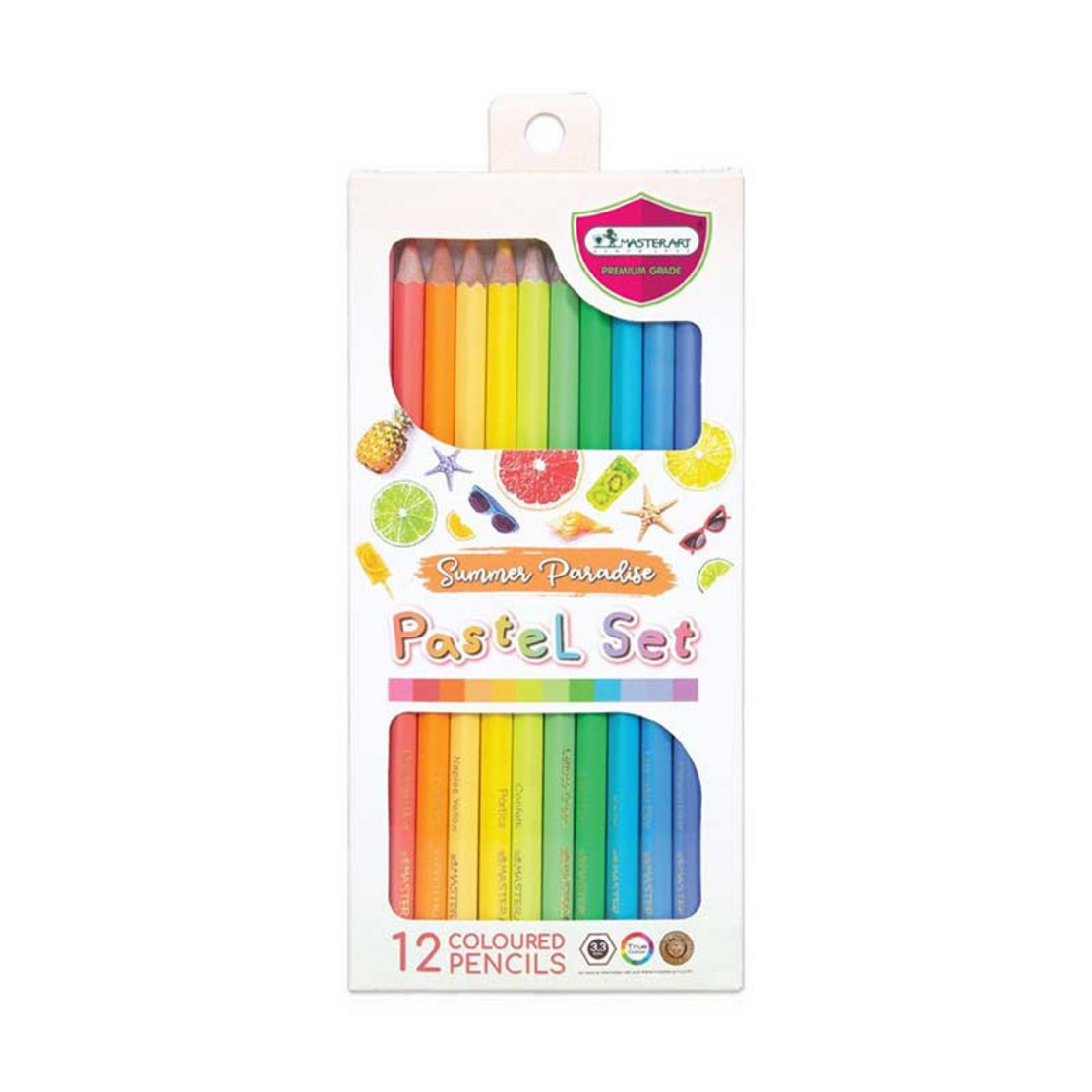 Master Art ดินสอสี 12 สี Pastel Set - Summer Paradise | AllOnline