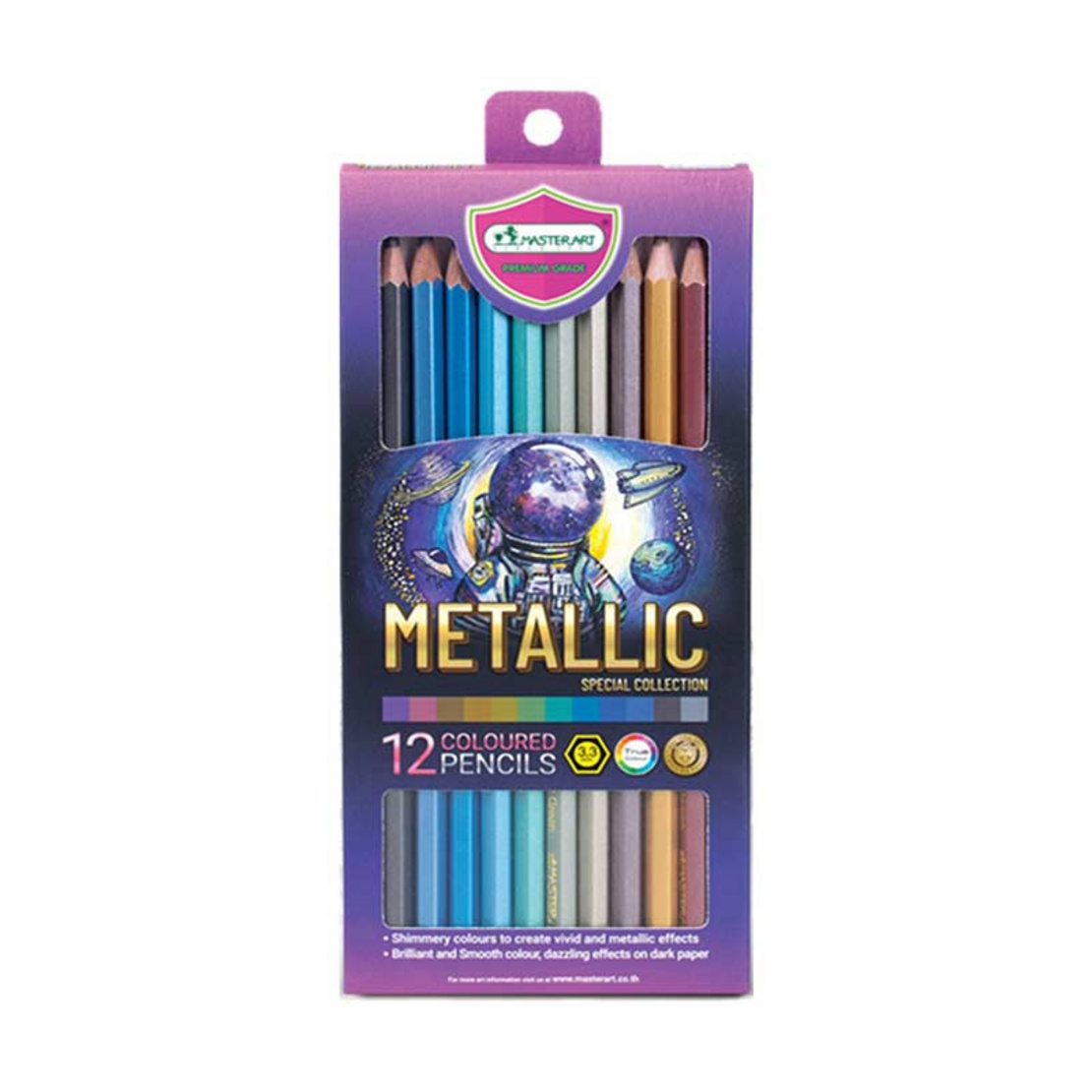 Master Art ดินสอสี 12 สี Special Collection - METALLIC | AllOnline
