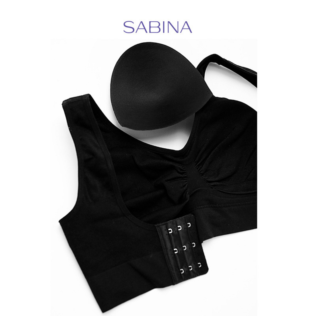 Sabina เสื้อชั้นใน ไม่มีโครง รุ่น Habpy Lady รหัส SVXA890ASFS (แพ็ก 2 ...