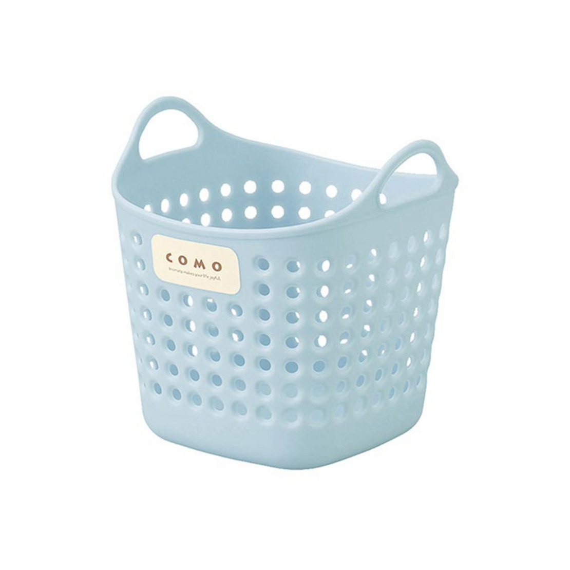 Inomata ตะกร้าพลาสติกทรงสี่เหลี่ยมขนาดเล็กมีหูสองข้าง | AllOnline