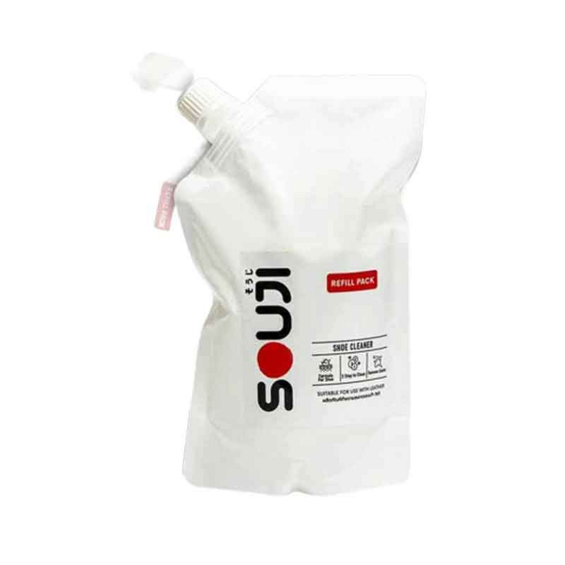 SOUJI น้ำยาทำความสะอาดรองเท้า (ถุงเติม 500 ML) น้ำยาซักรองเท้า กระเป๋า เกรด Japan Premuim ...