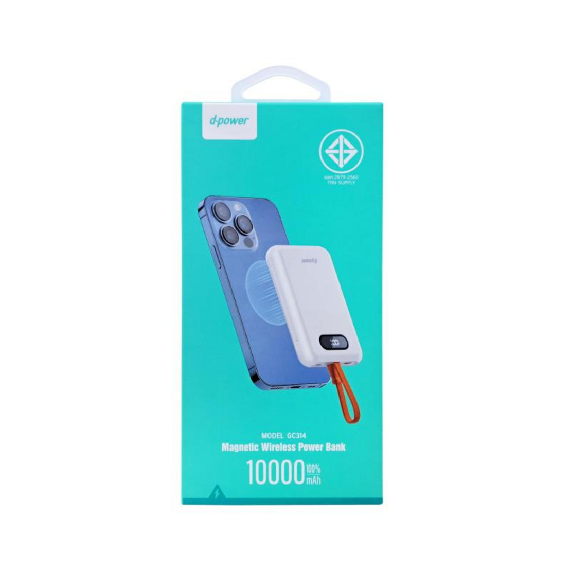 D-Power Power Bank 10000 mAh รุ่น GC314 | AllOnline