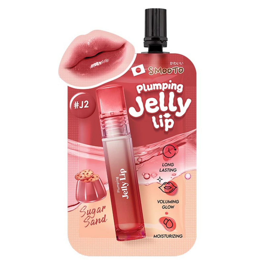Smooto ลิปสติก Plumping Jelly Lip 2 กรัม (แพ็ก6ชิ้น) | AllOnline