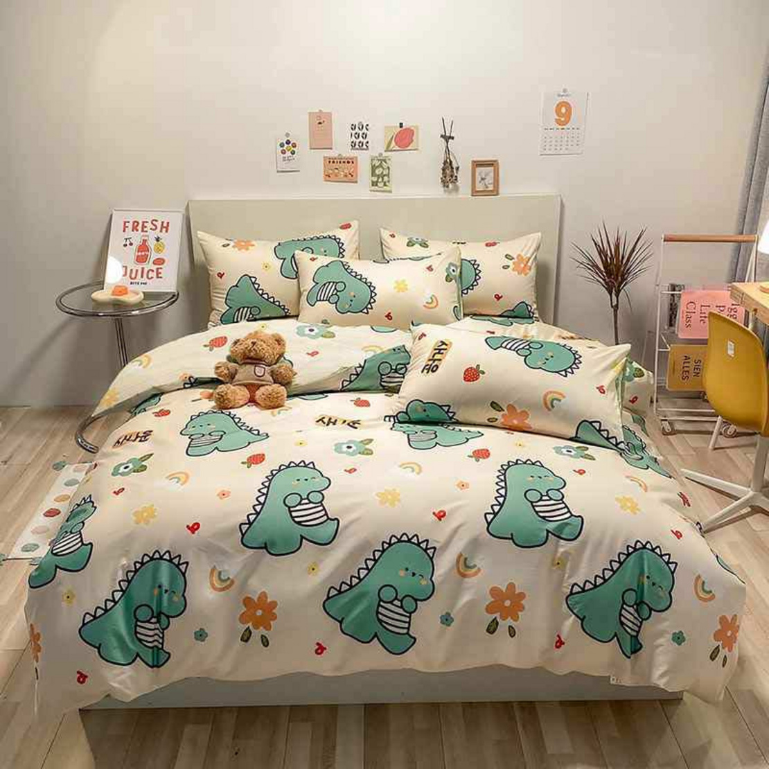 Fluffy ชุดผ้าปูไม่รวมนวม ลาย Baby Godji 6 ฟุต | AllOnline