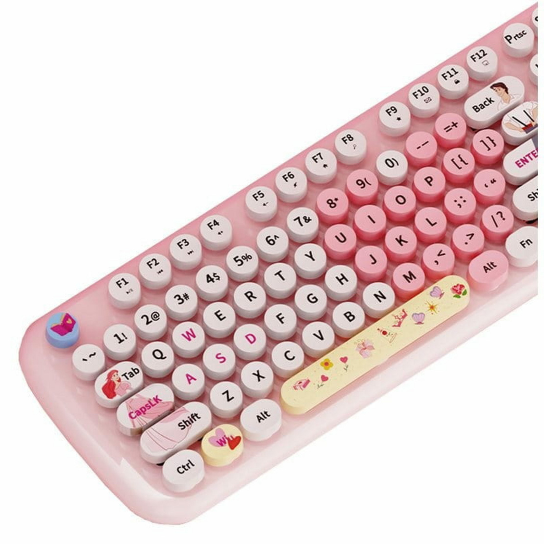 GEEZER ชุดเมาส์ คีย์บอร์ดไร้สาย Princess (Eng Only) | AllOnline