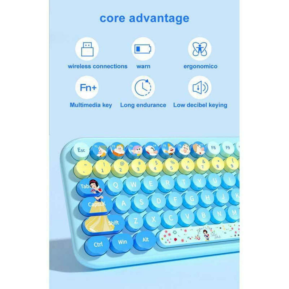 GEEZER ชุดเมาส์ คีย์บอร์ดไร้สาย ZERO (Eng Only) | AllOnline