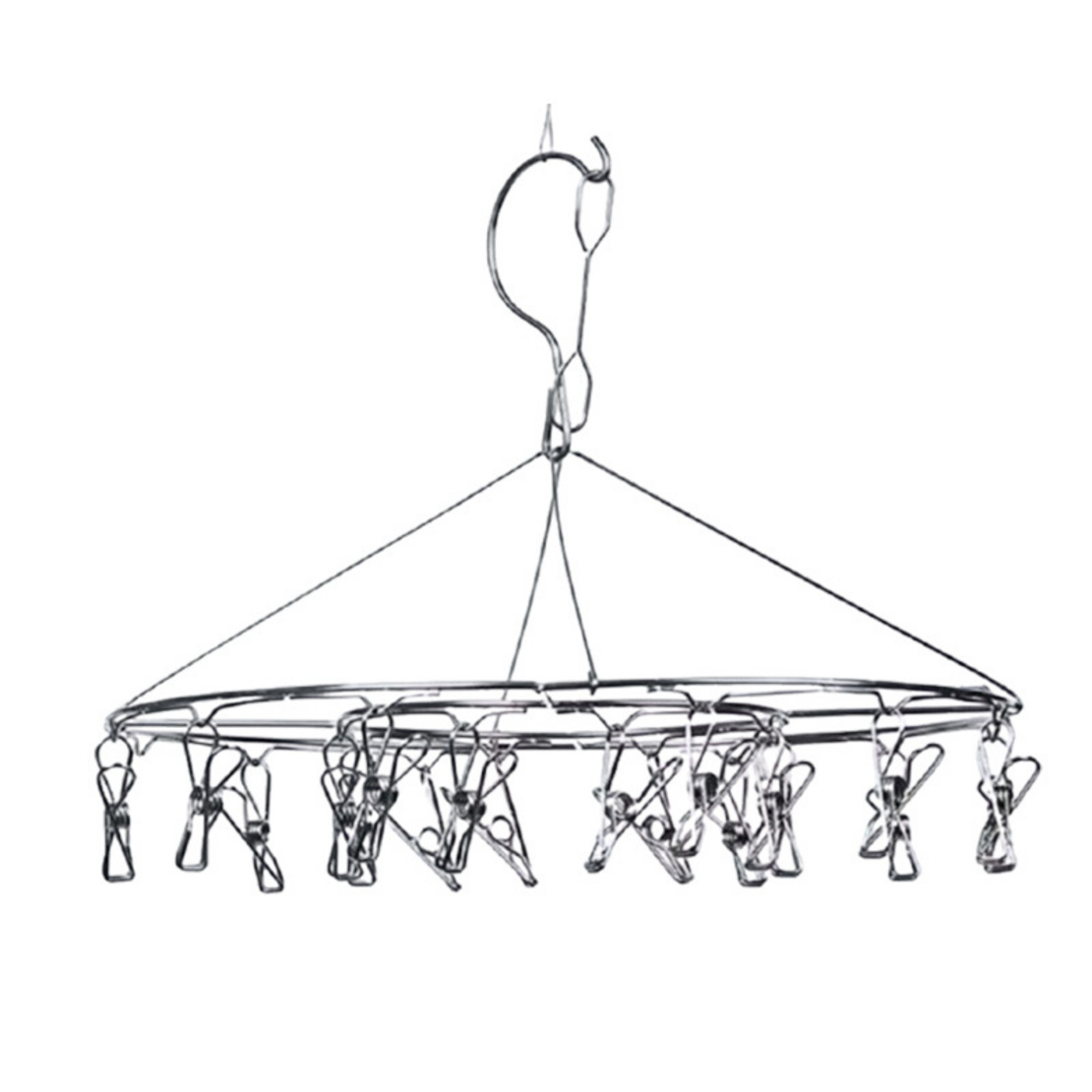 TINTIN SHOP ที่หนีบผ้าทรงกลมแบบแขวน 20 หนีบ 1 แถม 1 | AllOnline