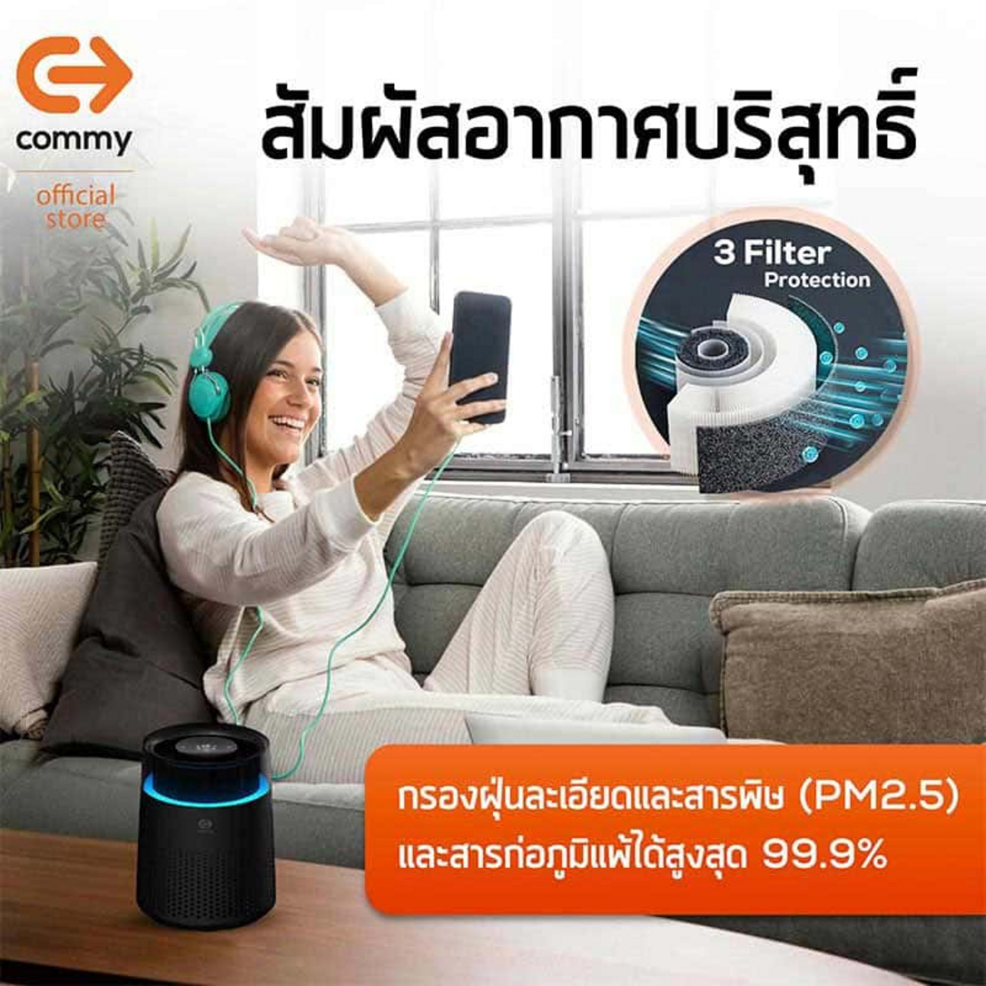 Commy เครื่องฟอกอากาศในห้อง และรถยนต์ รุ่น AP 006 | AllOnline